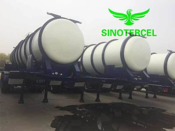 Tri Axles Chemical Tanker Trailer 55000L Acid Transport Trailers