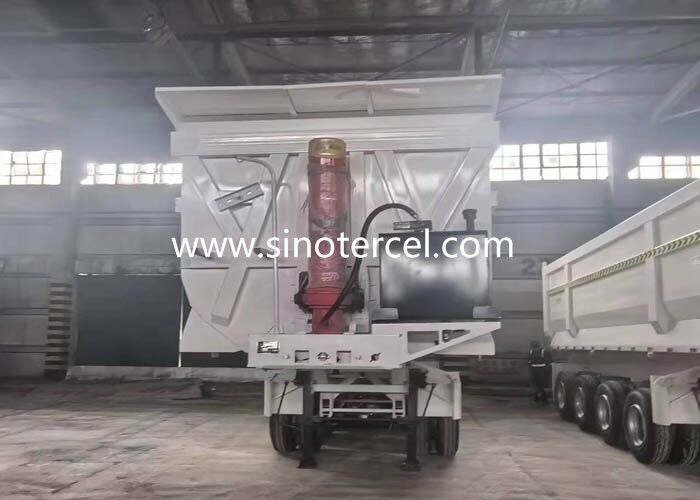 Steel Semi Tipper 24 Cbm Loading Capacity For Tough Working
