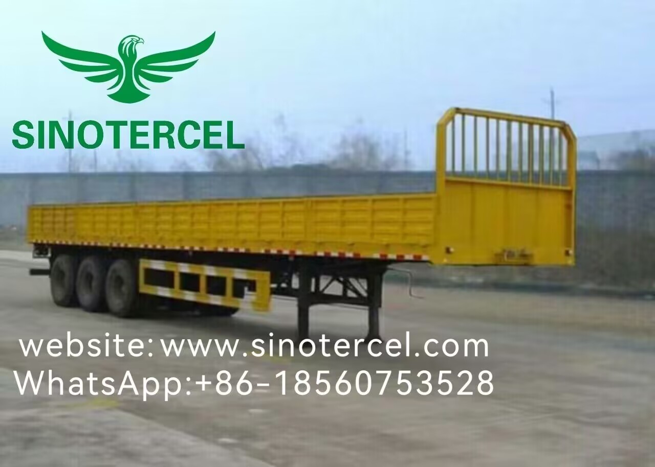 Pallet Transport Sidewall Semi Trailer Cargo Container Trailer 20-70 Tons