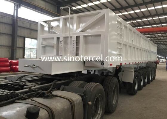 Steel Transportation Semi Tipper Truck Tri Axle Semi Tipper Trailer
